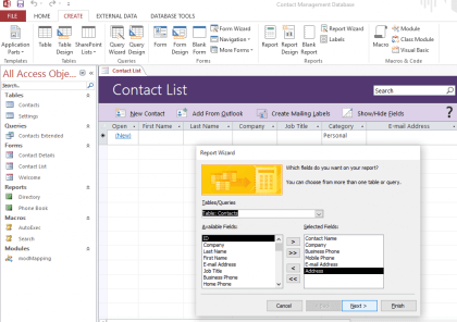 DATABASE MANAGEMENT SYSTEM: Features of MS Access