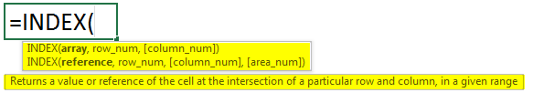 INDEX Function in Excel | How to Use INDEX Function in Excel?