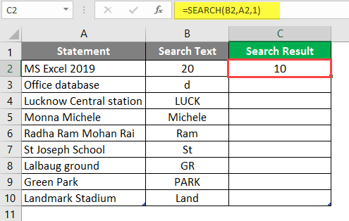 SEARCH Formula in Excel | How to Use SEARCH Formula in Excel?