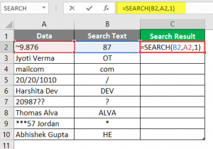 SEARCH Formula in Excel | How to Use SEARCH Formula in Excel?