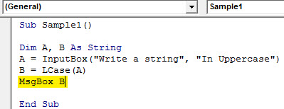 VBA LCase | How to Convert Lower Case in Excel using LCase Function?