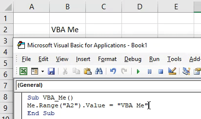 VBA Me | How to Use Me Function in Excel Using VBA Code?