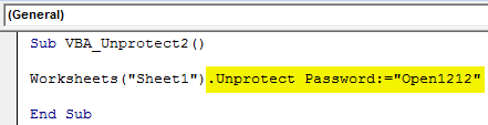 VBA Unprotect Sheet | How to Unprotect Sheet in Excel Using VBA Code?