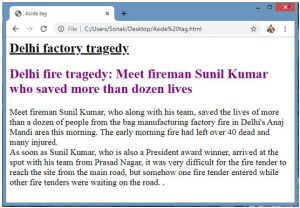 Aside Tag in HTML | Attributes of Aside Tag in HTML You Need To Know