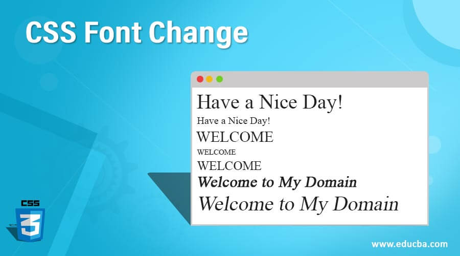 CSS Font Change | LaptrinhX