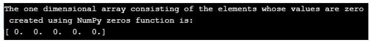NumPy zeros | Working of NumPy zeros | Examples