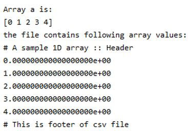 Save Numpy Array To Csv File Thatascience